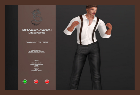 Second Life Marketplace - [DD] Danny Outfit
